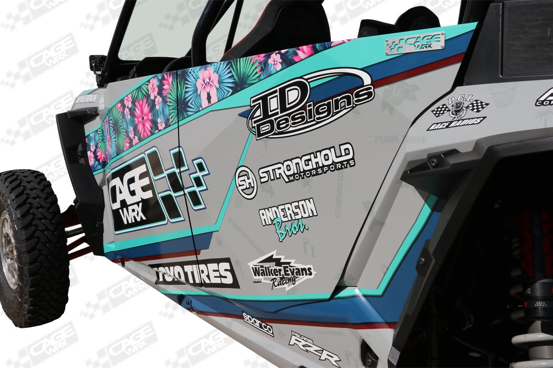 CageWrx Polaris RZR XP4 1000 Aluminum Full Doors – CAGEWRX