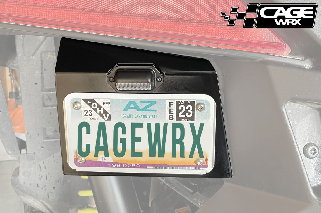 Polaris RZR Pro R / Pro XP License Plate Mount – CAGEWRX